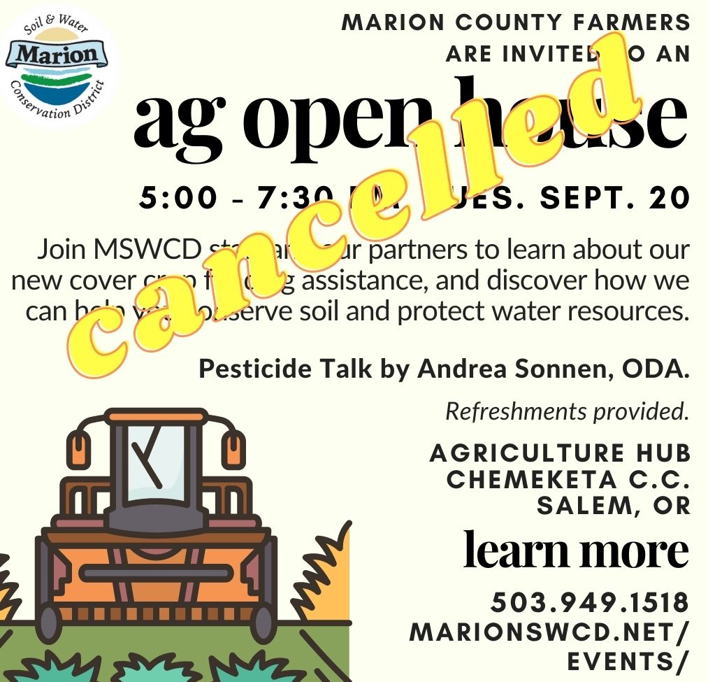CANCELLED - Ag Open House - Marion SWCD