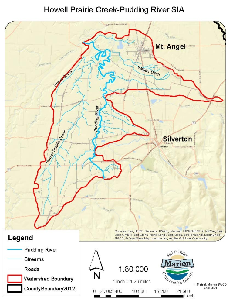 Howell Prairie Creek/Pudding River Strategic Implementation Area - Marion SWCD