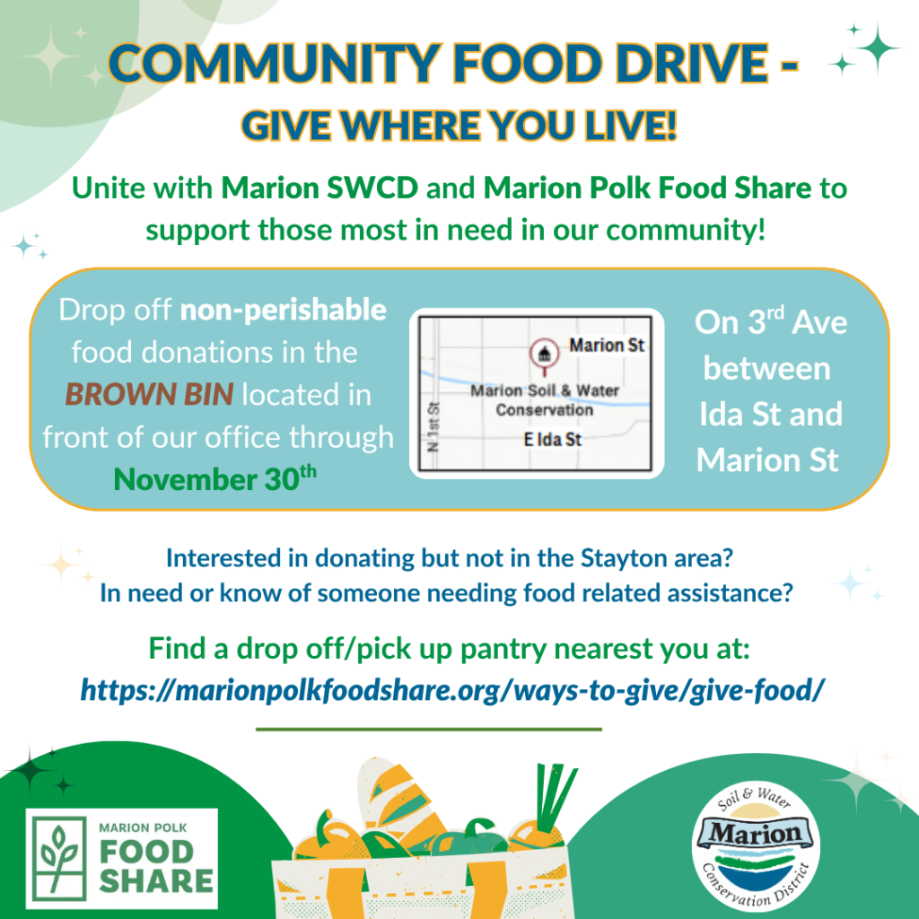 Community Food Drive - Marion SWCD